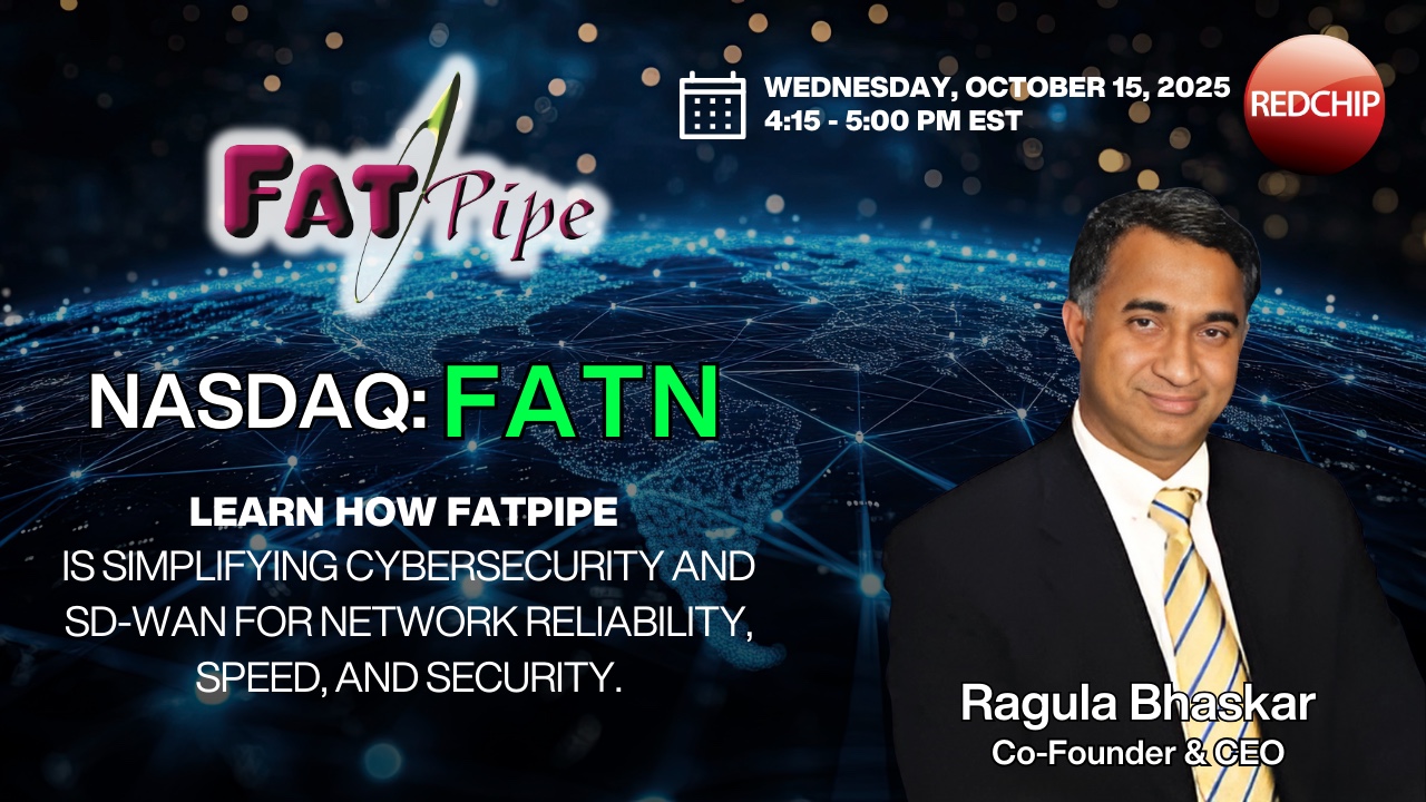 RedChip Investor Webinar with Fatpipe (NASDAQ: FATN)